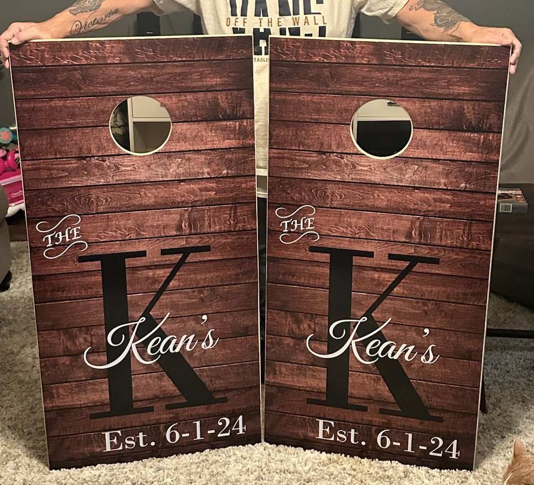 Awesome Cornhole Board Decals Wraps – Let's Print Big
