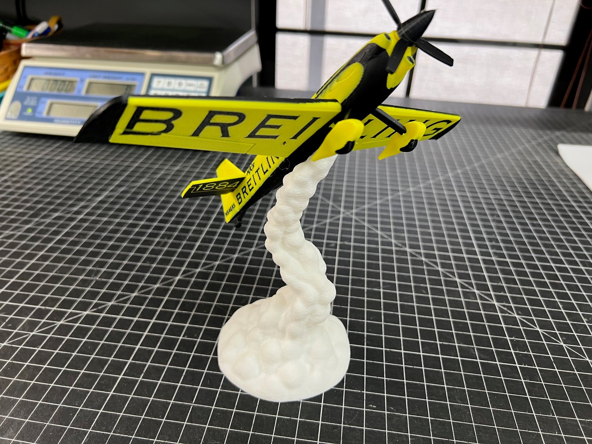 MXS-R Breitling Plane Model Desk Display – Let's Print Big
