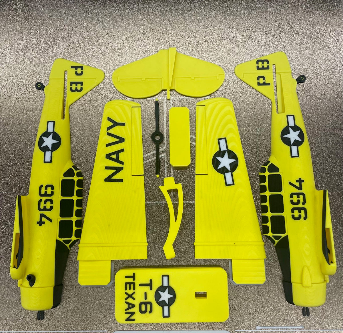 T-6 Texan Airplane Model Desk Display – Let's Print Big