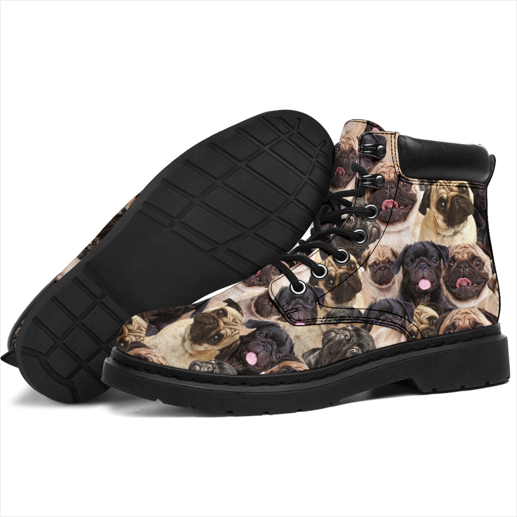 Pug Full Face all weather boots – Let's Print Big
