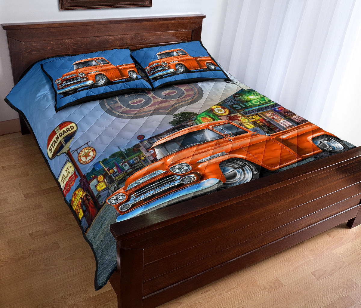 1959 Chavy Apache Pickup Truck Quilt Set – Let's Print Big