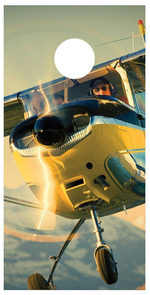 Aviation Airplane Flying Cessna Corn hole wrap Board Decal – Let's ...