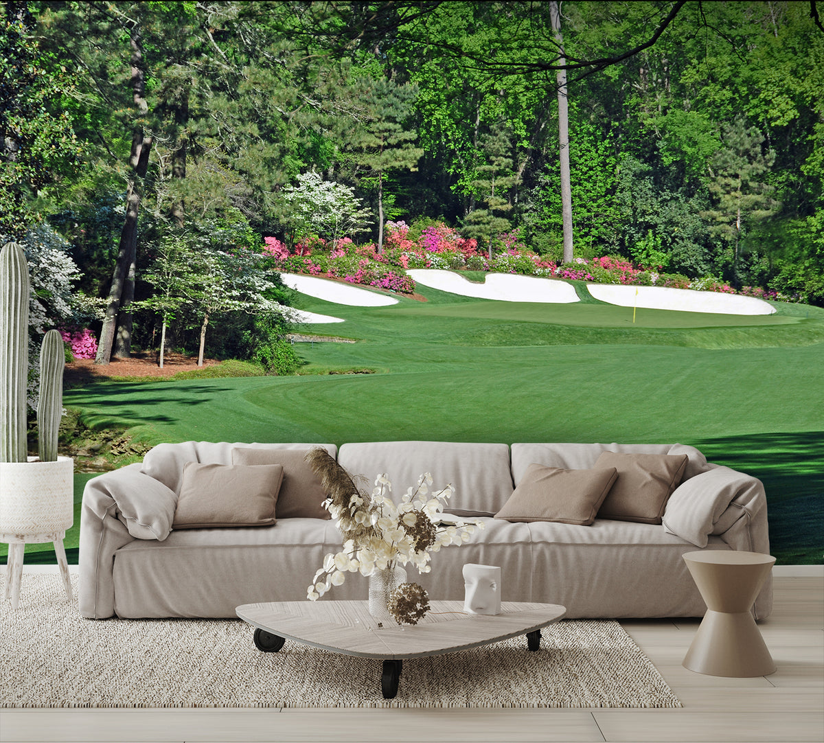 Augusta National Golf Club Golf Course Wallpaper Mural – Let's Print Big