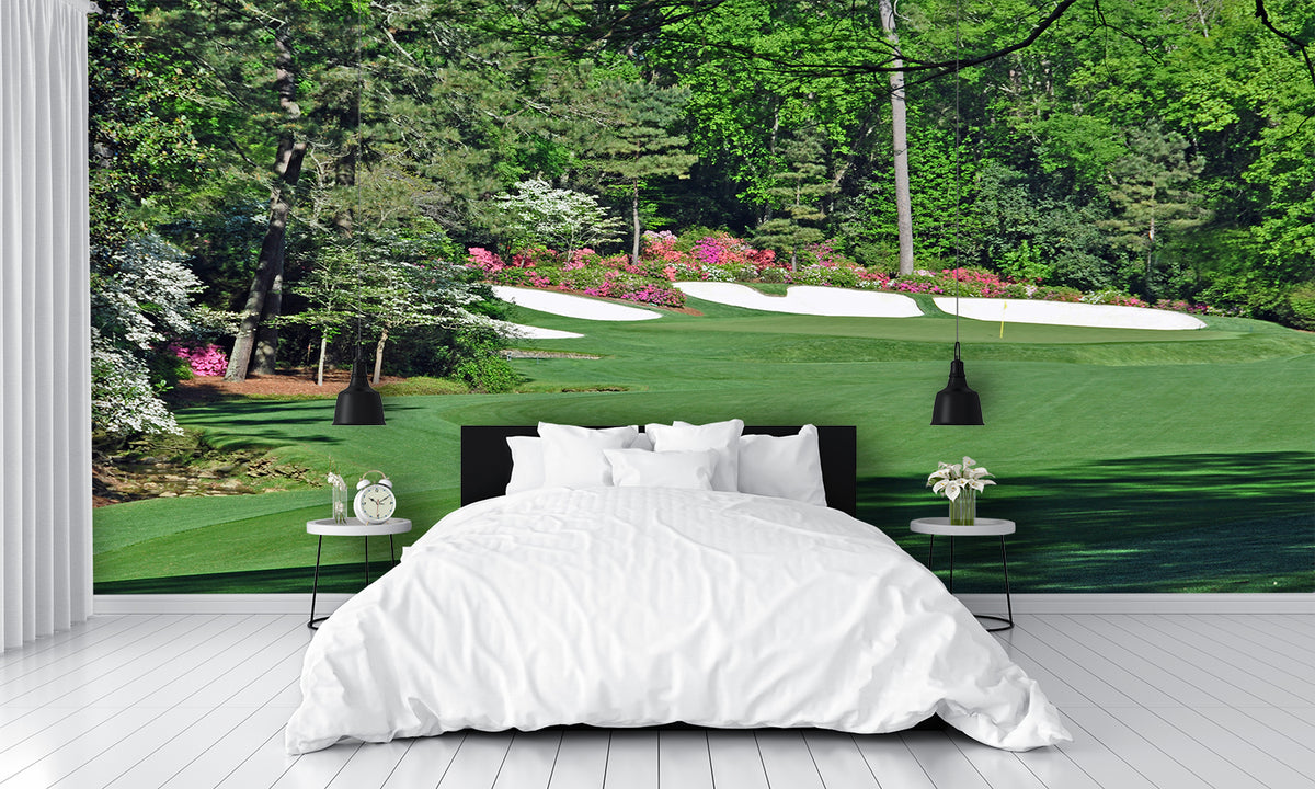 Augusta National Golf Club Golf Course Wallpaper Mural – Let's Print Big