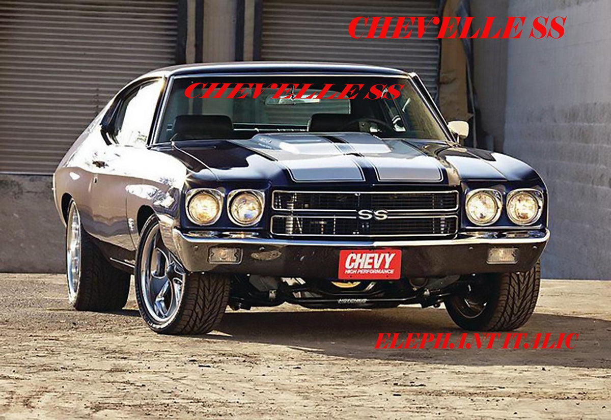 Custom Windshield Decal Chevelle SS sticker banner visor – Let's Print Big
