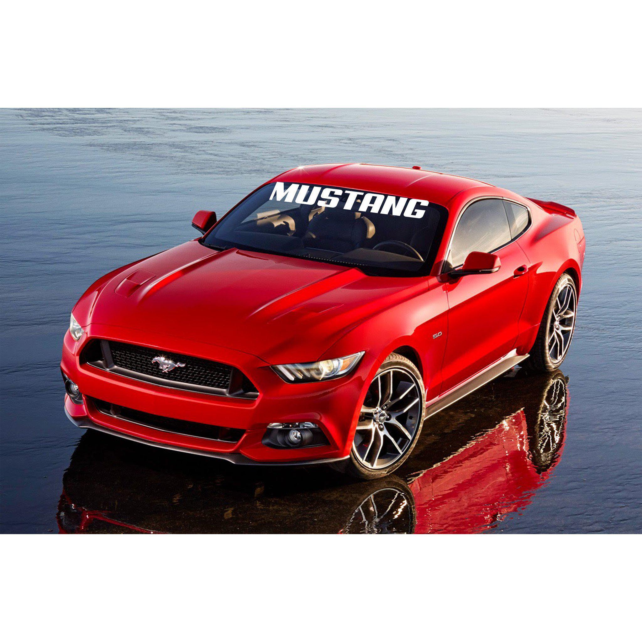 Windshield Decal "MUSTANG" – Let's Print Big