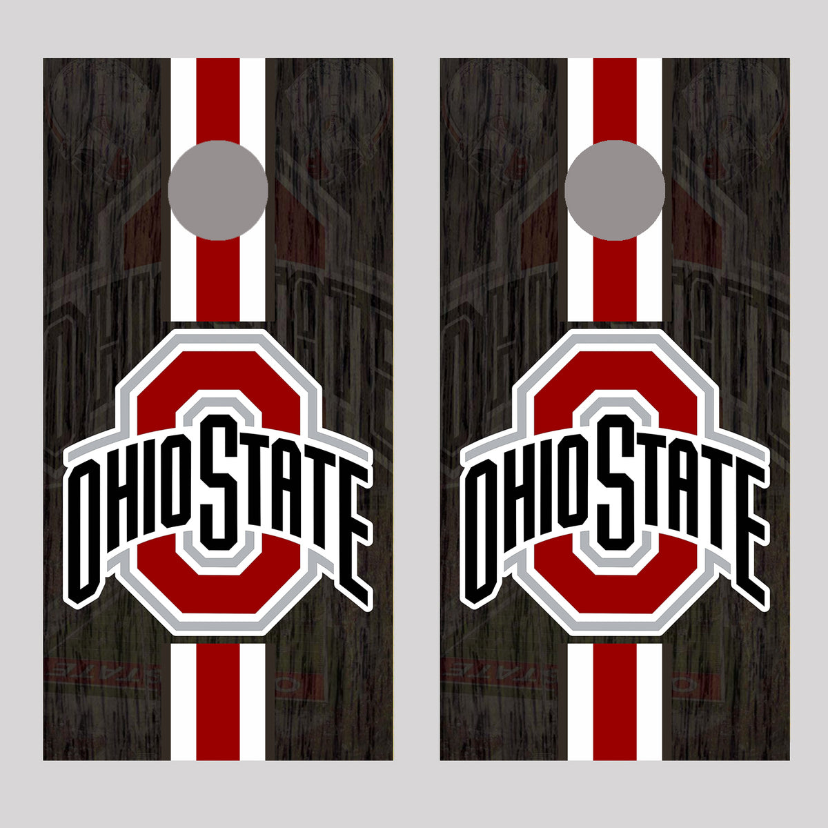 OSU Black OSU Background Design Cornhole Board Decal Wraps - 150659 ...