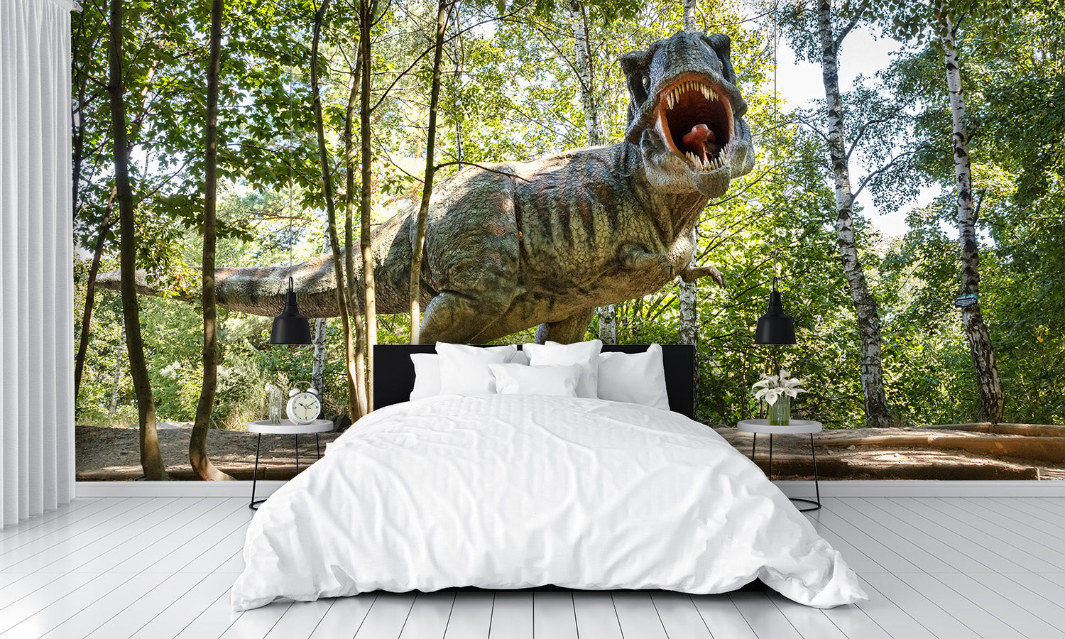Prehistoric Dinosaurs T Rex in Wildlife Wall Mural – Let's Print Big