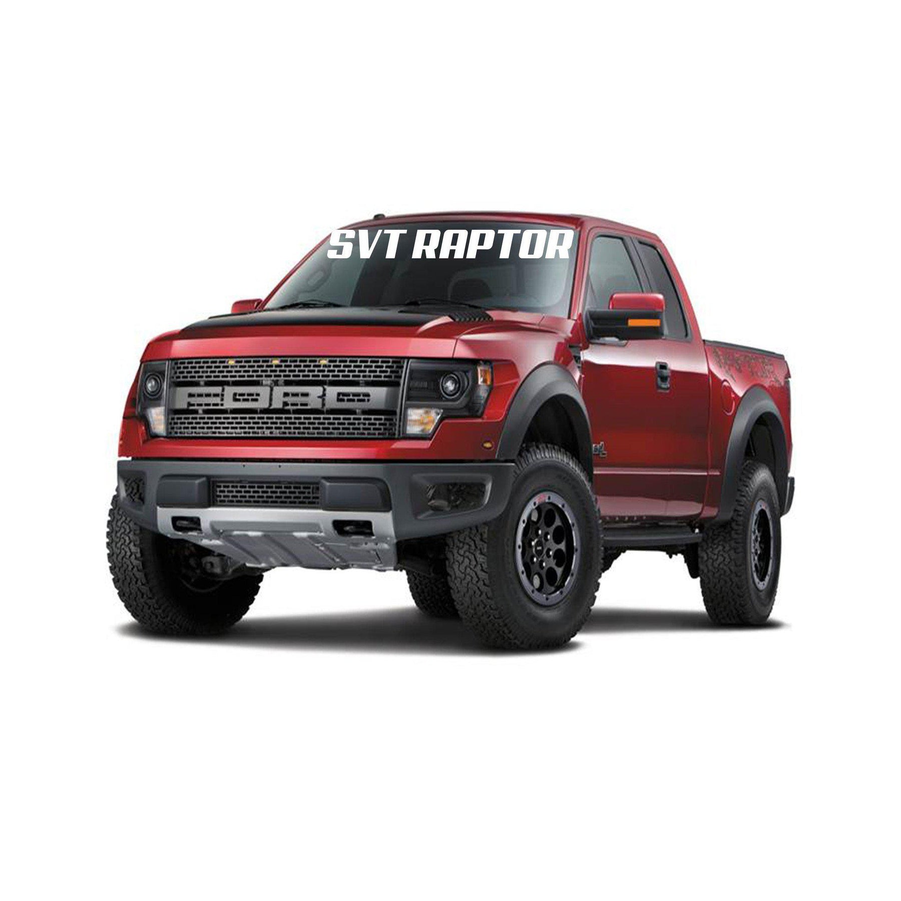 Windshield Decal "SVT RAPTOR" – Let's Print Big