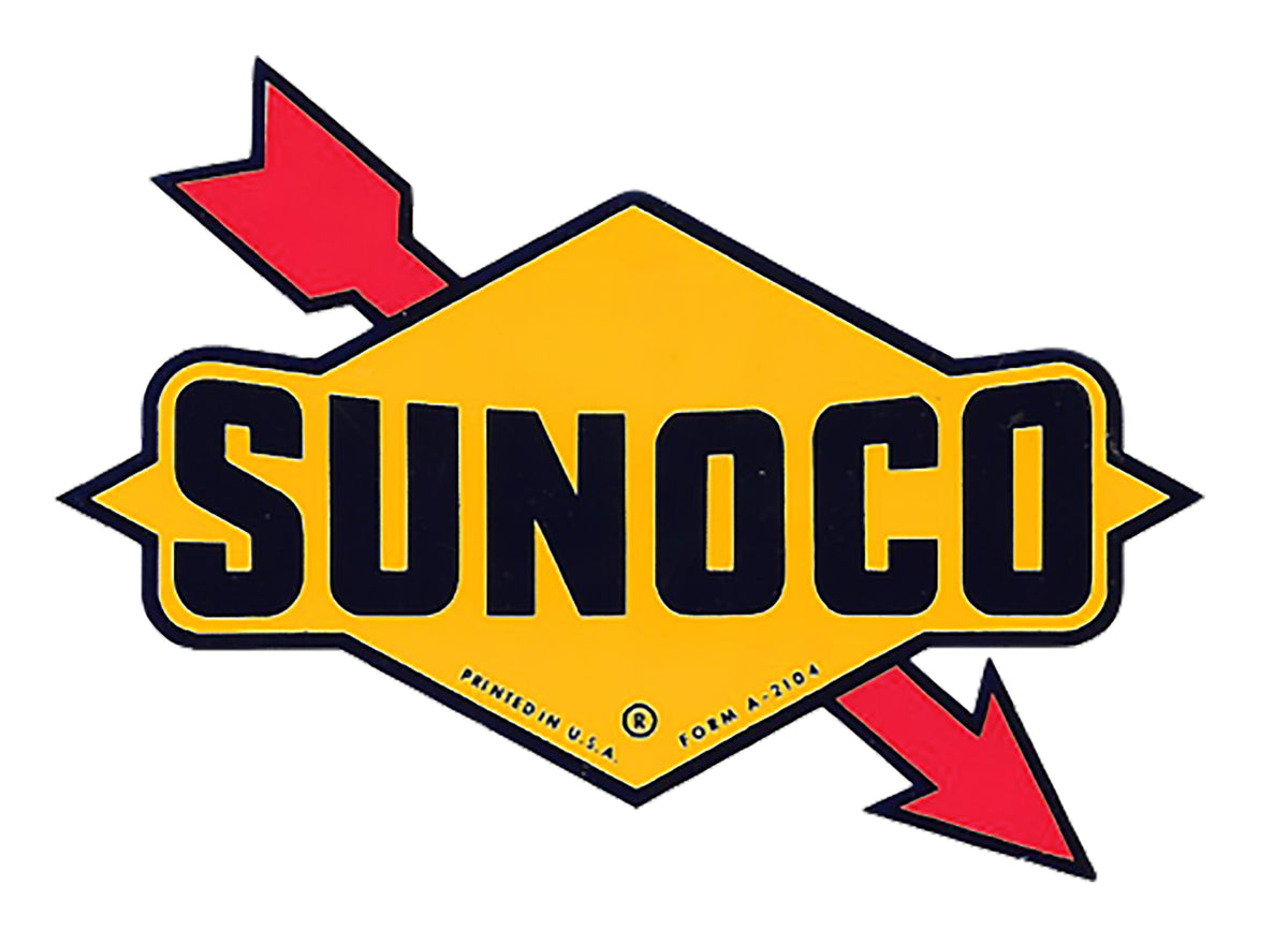 Vintage Sunoco color decal sticker – Let's Print Big