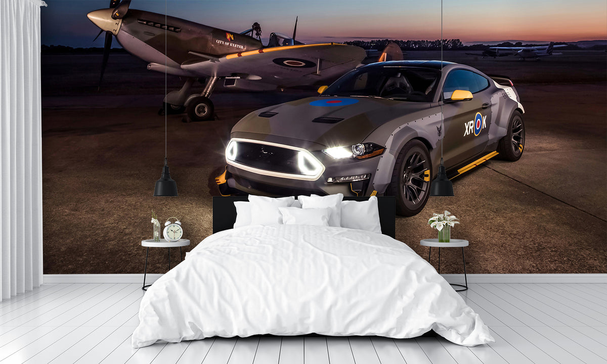 Eagle Squadron Mustang GT 2018 Wall Mural – Let's Print Big