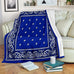 Crip Blue Premium Blanket – Let's Print Big