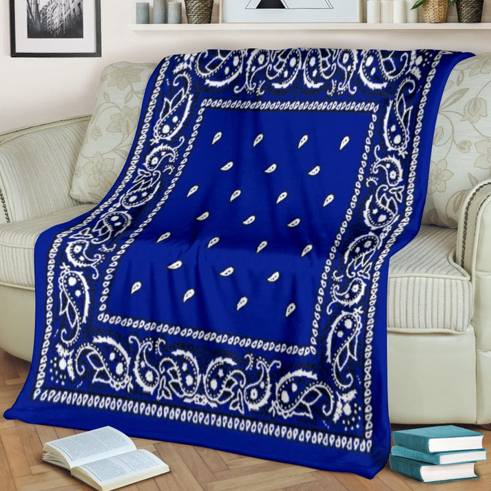 Crip Blue Premium Blanket – Let's Print Big