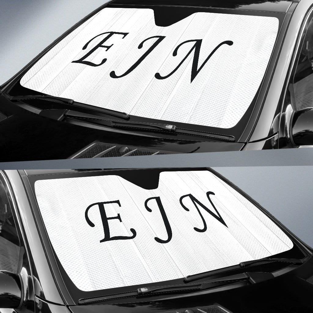 Custom Monogram 2 Sun Shades – Let's Print Big