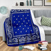 Crip Blue Premium Blanket – Let's Print Big