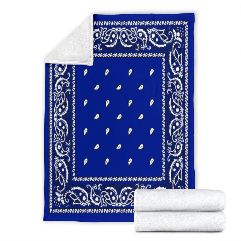 Crip Blue Premium Blanket – Let's Print Big