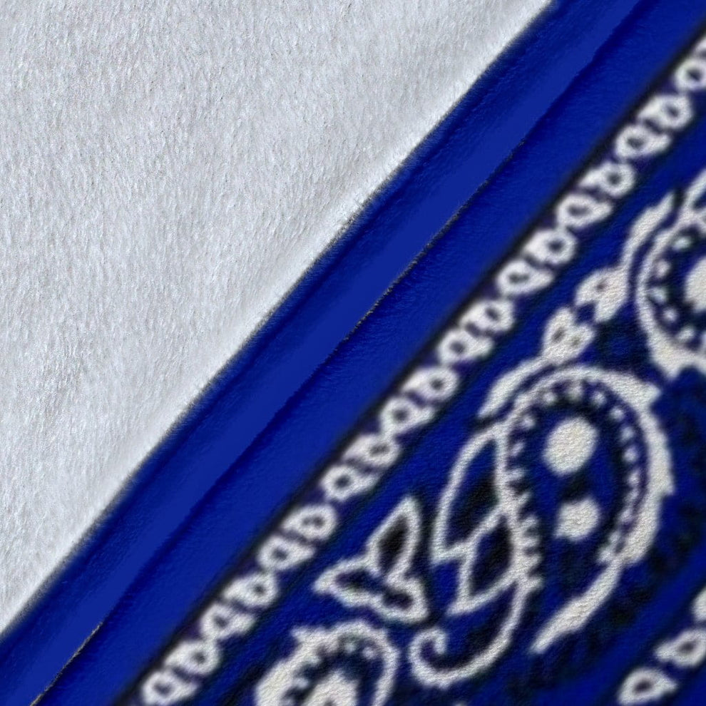 Crip Blue Premium Blanket – Let's Print Big