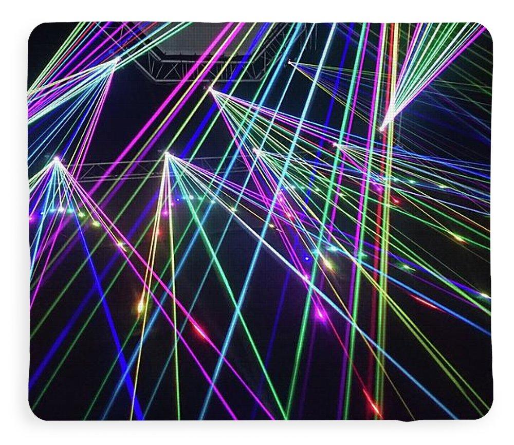 Laser Light Abstract - Blanket – Let's Print Big